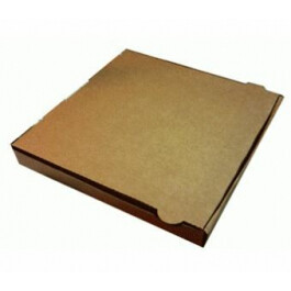 Pizzadoos kraft 33x33x4,2cm, doos 100 stuks - Facility Trade Group